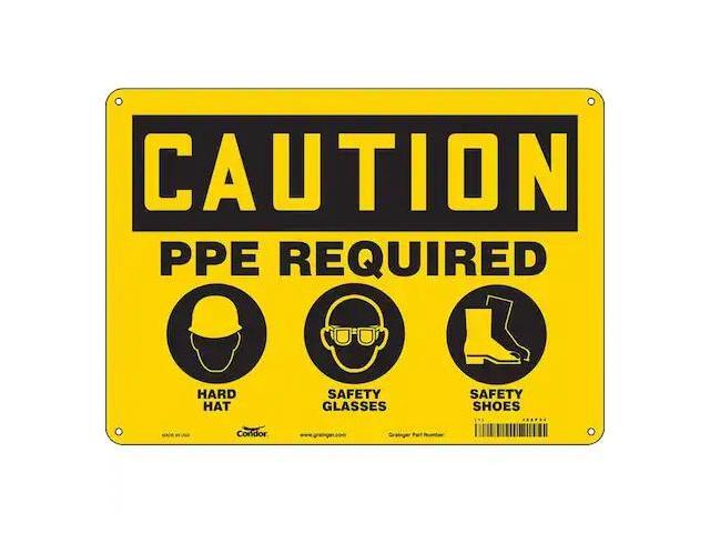 Click here for CONDOR 468P24 Safety Sign  10 in Height  14 in Wid... prices