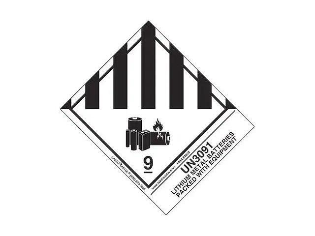 Click here for LABELMASTER HSNLB5600 UN3091 Lithium Metal Battery... prices