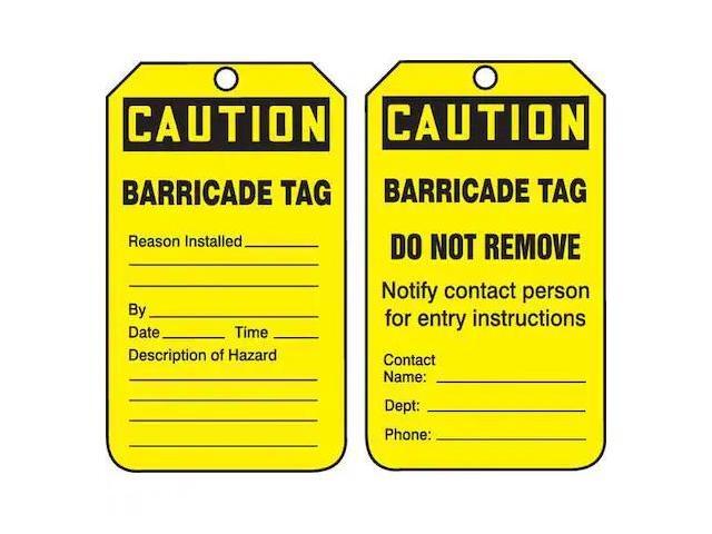 Click here for ACCUFORM TAB105PTP Caution Tag  Status Alert  Plas... prices