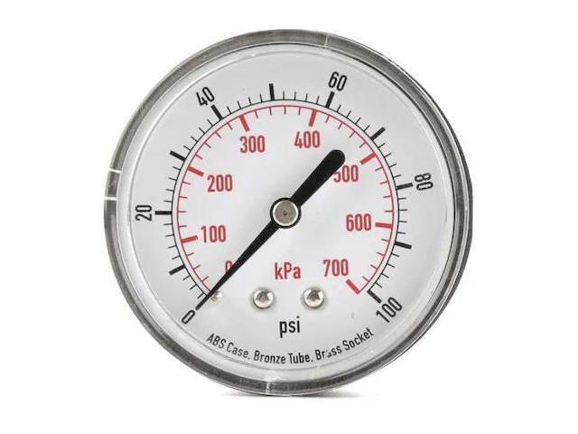 Click here for ZORO SELECT 4FME5 Pressure Gauge Test 2-1/2 In prices