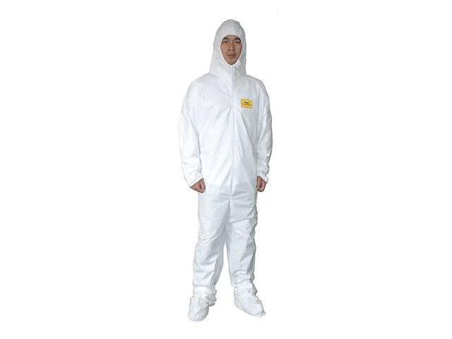 Click here for CONDOR 30C582 Disposable Coveralls  Hooded  2XL  M... prices