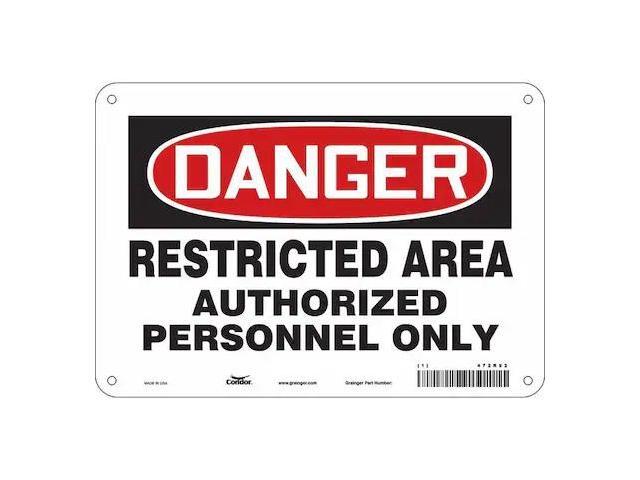 Click here for CONDOR 472R92 Safety Sign  7 in Height  10 in Widt... prices