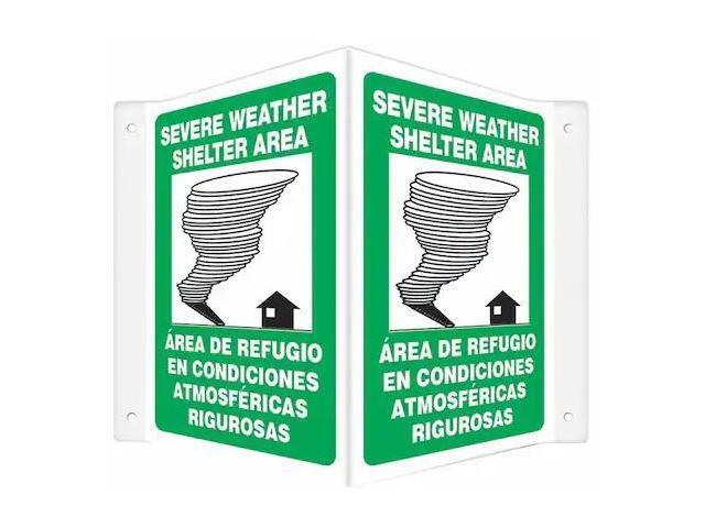 Click here for CONDOR 480Z90 High Visibility Safety Sign  12 in H... prices