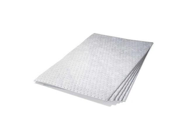 Click here for PIG MAT497 Sorbent Pad  2 gal  Oil  White  5 PK prices