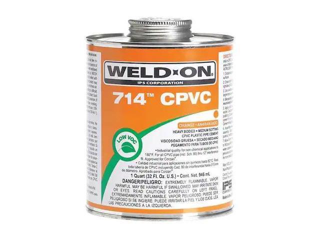 Click here for WELD-ON 13979 CPVC Orange Heavy Bodied 1/2 Pint prices