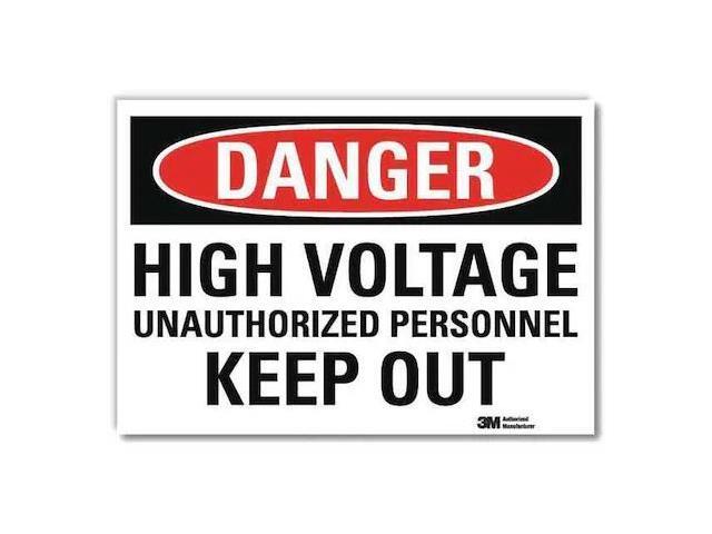 Click here for LYLE U1-1022-RD_14X10 Danger Sign 14x10 In. Englis... prices