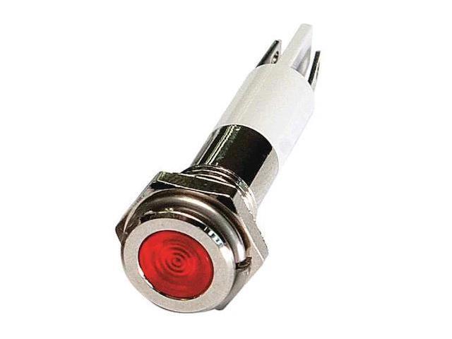 Click here for ZORO SELECT 24M065 Flat Indicator Light Red 24VDC prices