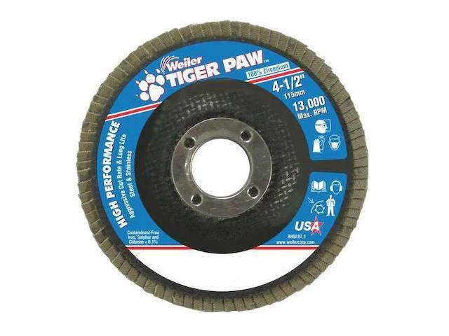 Click here for WEILER 98829 Abrasive Flap Disc  Med.  4-1/2 in. prices