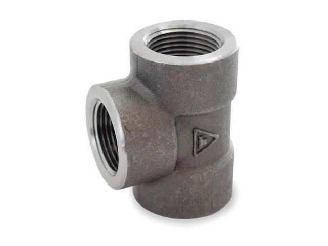 Click here for ZORO SELECT 1MMY1 3/4 Black Forged Steel Tee prices