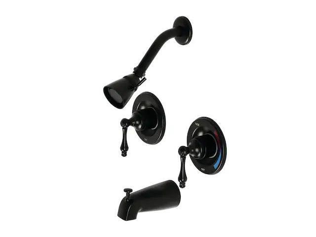 Click here for VINTAGE KB660AL Tub and Shower Faucet  Matte Black... prices