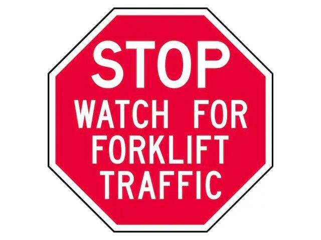 Click here for LYLE ST-031-6HA Forklift Traffic Sign 6 x 6In WHT/... prices