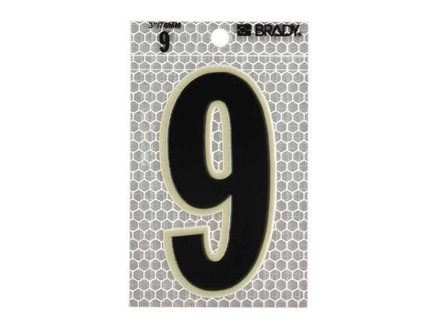 Click here for BRADY 3010-9 Ultra Reflective Numbers 9 PK10 prices