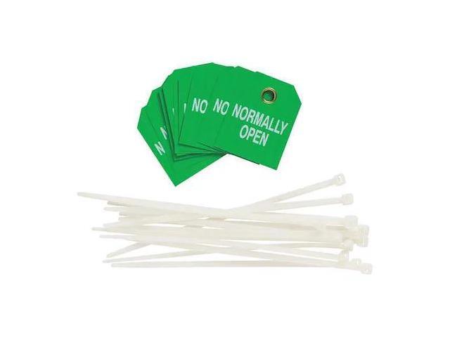 Click here for BRADY 89246 Tag Normally Open White/Green PK10 prices