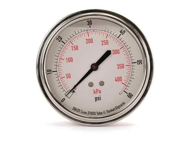 Click here for ZORO SELECT 4CFV1 Commercial Pressure Gauge  0 to... prices