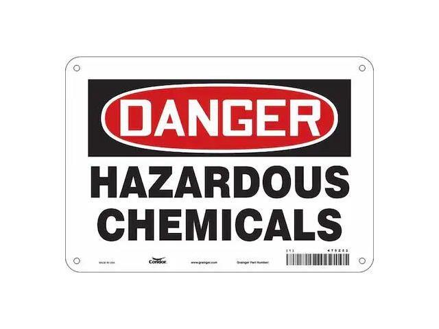 Click here for CONDOR 475Z52 Chemical Sign  7 in H  10 in W  Vert... prices