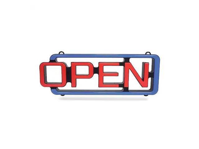 Click here for CM GLOBAL AC-01-RC LED Open Sign  Red/Blue  2 13/6... prices
