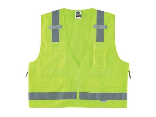 Click here for ERGODYNE 8250Z Lime Type R Class 2 Surveyors Vest... prices