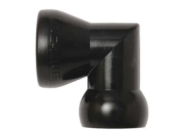 Click here for LOC-LINE 59874-BLK Elbow Black 1/2 PK20 prices