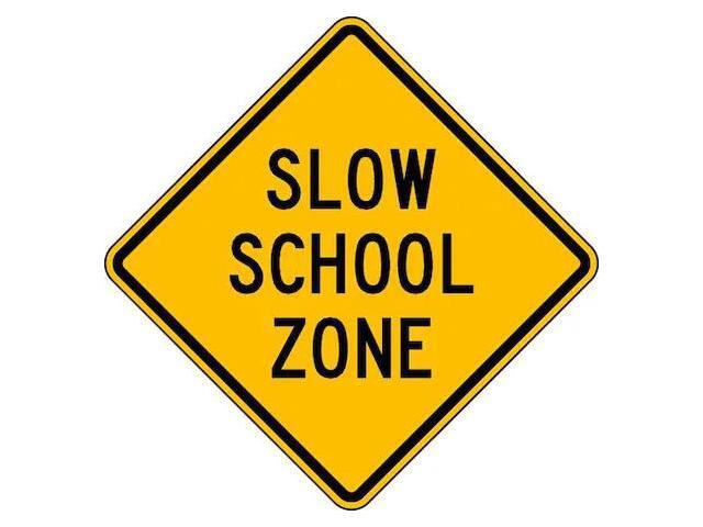 Click here for LYLE S3-5-24DA Traffic Sign 24 x 24In BK/YEL DMD G... prices