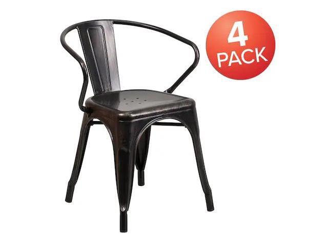 Click here for FLASH FURNITURE 4-CH-31270-BQ-GG Black-Antique Gol... prices
