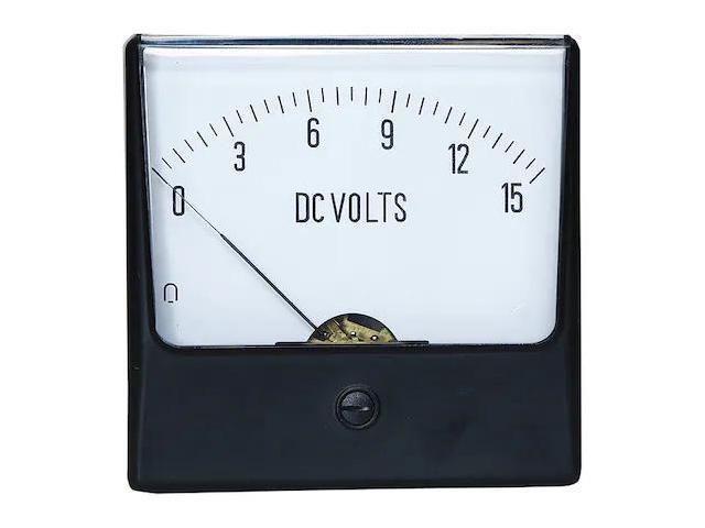 Click here for ZORO SELECT 12G437 Analog Panel Meter DC Voltage 0... prices