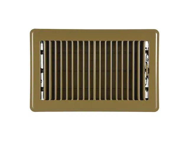 Click here for ZORO SELECT 4MJE6 6 in x 10 in Floor Register  45... prices