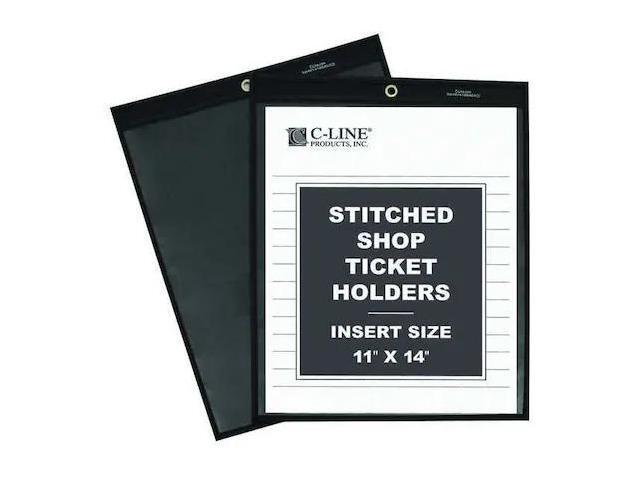 Click here for C-Line Shop Ticket Holders Stitched One Side Clear... prices