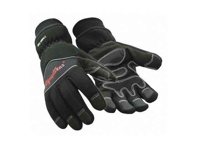 RefrigiWear Mens Waterproof Abrasion Safety Glove - Durable  Warm Hand Protection for Tough Jobs - Black