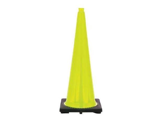 Click here for ZORO SELECT RS90045CT-LIME Traffic Cone  PVC  Non-... prices