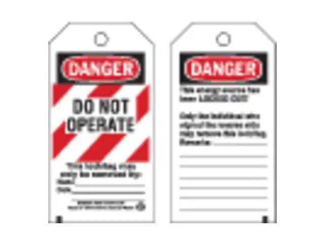 Click here for BRADY 65452 Danger Tag  Danger  Cardstock  3 in Wi... prices