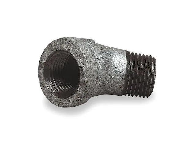 Click here for ZORO SELECT 2WJ18 3 FNPT x MNPT Galvanized 45 Degr... prices
