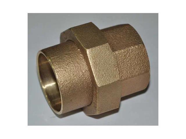 Click here for ZORO SELECT 24W573 1-1/2 NOM C Copper Union prices