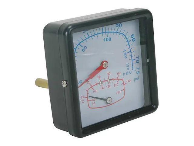 Click here for ZORO SELECT 4CFC7 Boiler Gauge Square 0-75 PSI 60... prices