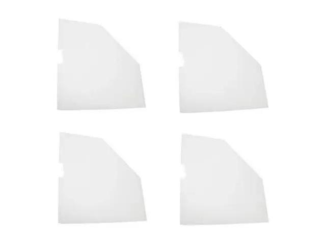 Click here for MIRREDGE 42504 3 W  White Acrylic Corner Plates prices