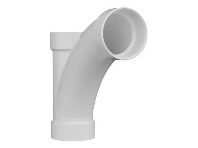Click here for ZORO SELECT 1WJX7 4 Hub PVC DWV Wye & 45 Degree El... prices