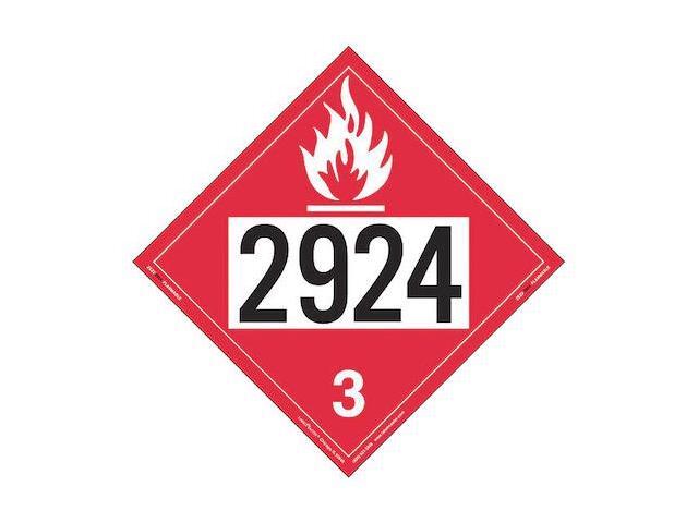 Click here for LABELMASTER ZEZ22924 Flammable Liquid Placard 2924... prices