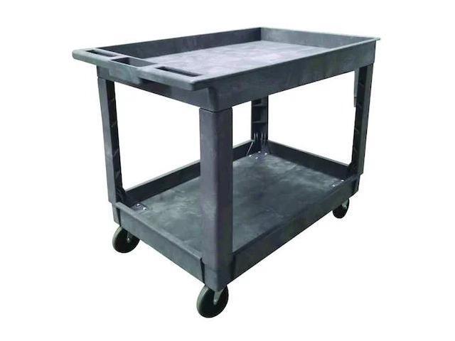 Click here for ZORO SELECT 5UTJ2 Polypropylene Utility Cart with... prices