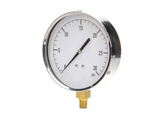 Click here for ZORO SELECT 18C747 Industrial Pressure Gauge  0 to... prices
