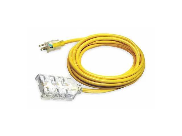 Click here for ZORO SELECT 4GAD5 6ft. 12/3 6-Outlet Lighted Exten... prices