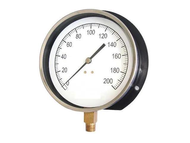 Click here for ZORO SELECT 18C768 Industrial Pressure Gauge  0 to... prices