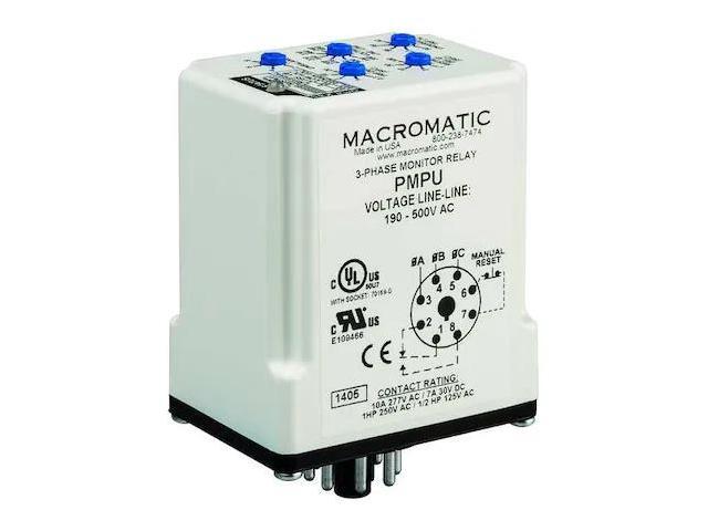 Click here for MACROMATIC PMPU Phase Monitor Relay  8 Pin Octal... prices