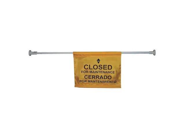 Click here for TOUGH GUY 6GJA0 Door Barricade Sign Biling Yellow/... prices