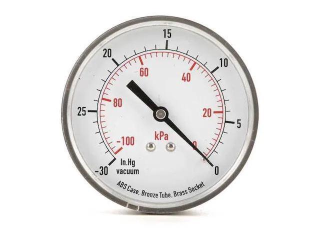 Click here for ZORO SELECT 4FMF8 Vacuum Gauge Test 3-1/2 In prices