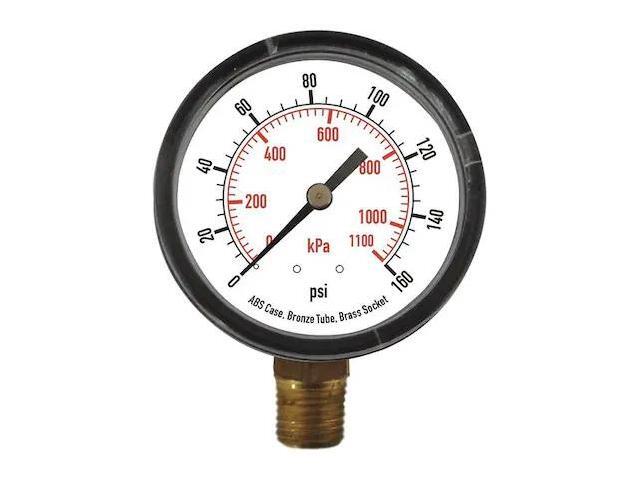 Click here for ZORO SELECT 4FLW1 Pressure Gauge Test 2-1/2 In prices