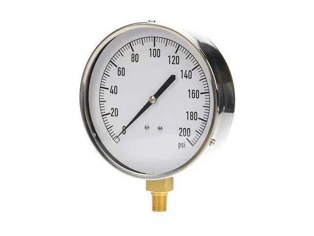 Click here for ZORO SELECT 18C751 Pressure Gauge Mechanical Cont... prices