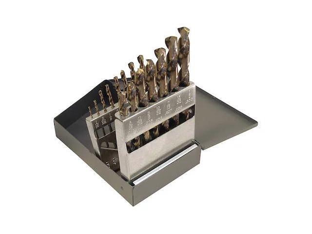 Click here for ZORO SELECT 401J96 15pc. 135 Degrees Drill Bit Set prices