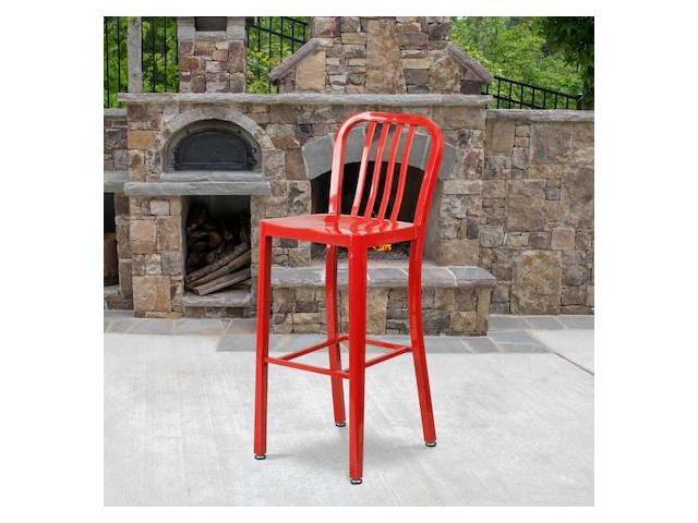 Click here for FLASH FURNITURE 2-CH-61200-30-RED-GG Red Metal Out... prices