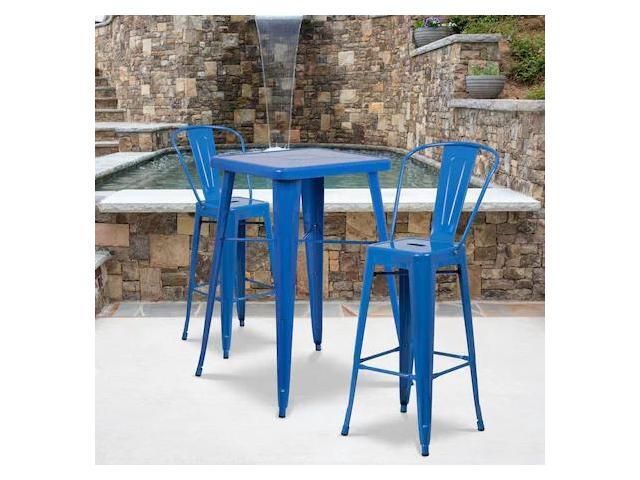 Click here for FLASH FURNITURE 4-CH-31320-30GB-BL-GG Blue Metal I... prices