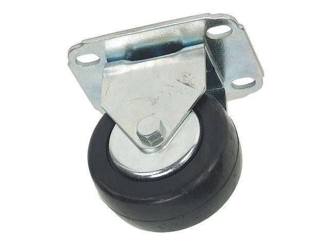 Click here for ZORO SELECT 2G303 Rigid Plate Caster Rubber 3 in.... prices