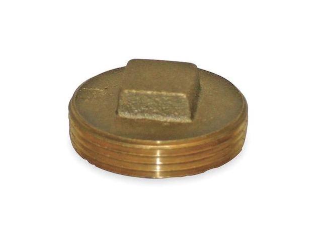 Click here for ZORO SELECT 156-022 2 MNPT Brass Square Head Plug prices